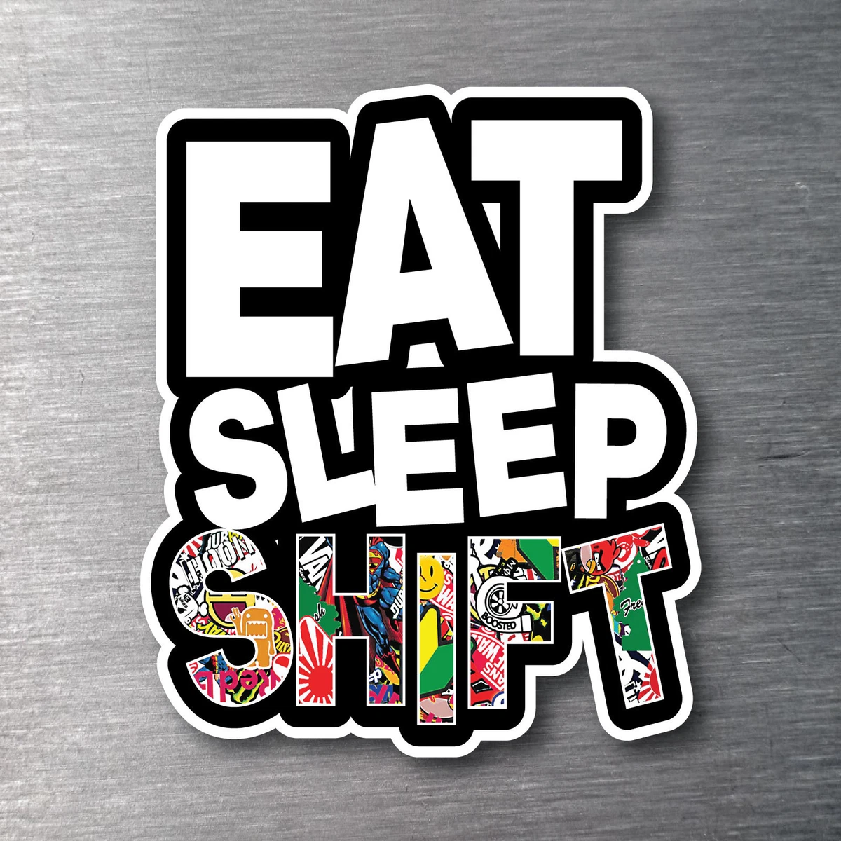 Eat Sleep Jdm Sticker Bomb