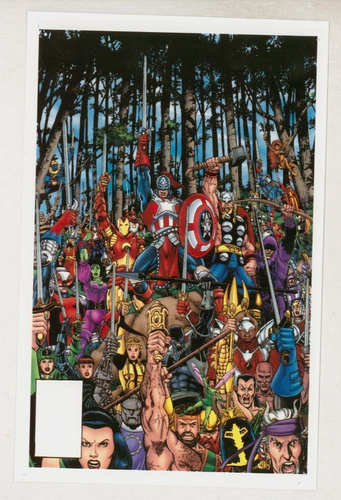 George Perez Collection Studio Displayed Avengers Mini Print ~ Thor ...