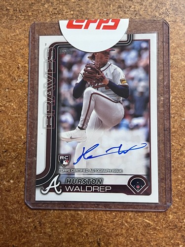 2025 Topps Series 1 - Flagship Real One Autographs Hurston Waldrep #253 ...