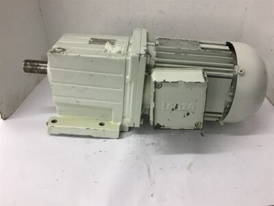 Lenze EN60034 GST05-2MVBR-088032 Gearmotor 0.75KW 1660 RPM 220-480VAC ...