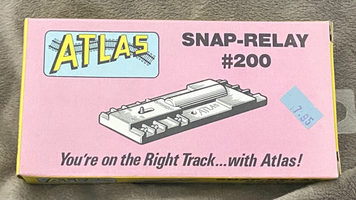 Atlas #200 Snap-Relay Vintage Train Track Hobby Accessory ~ New in box ...