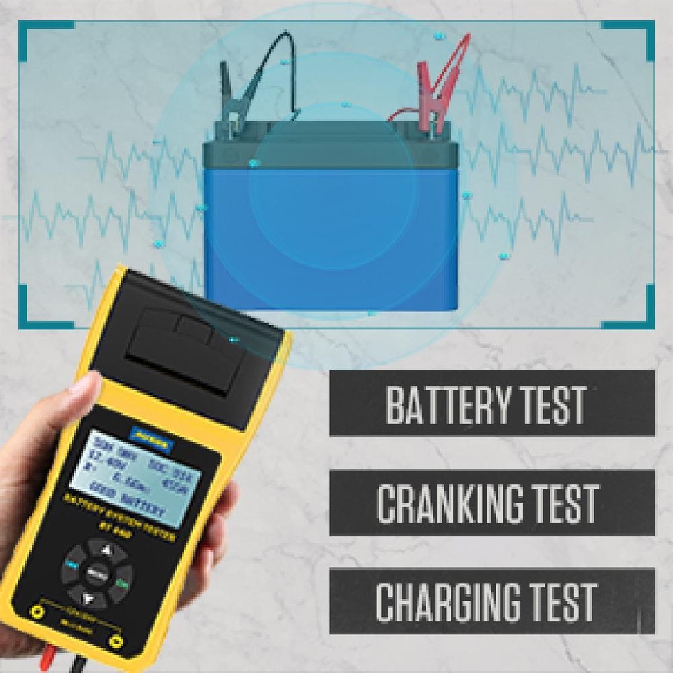 BT660/BT670 Battery Conductance Tester 12V/24V Auto Battery Testers For ...