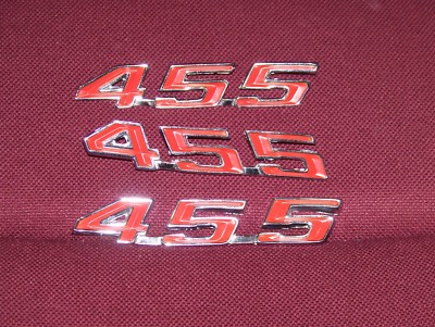 67 68 69 PONTIAC FIREBIRD 455 HOOD & TRUNK CUSTOM EMBLEMS 1967 1968 ...