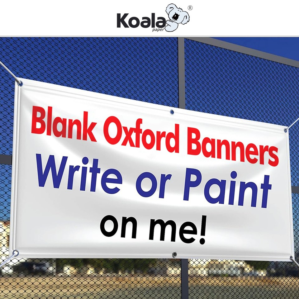 Sublimation Banner Blank Large Banner Signs 2x6 Ft Polyester Canvas for ...