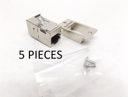 Lot of 5 L-Com Global ECF504-SC5E In-Line Coupler RJ45 8-Position | eBay