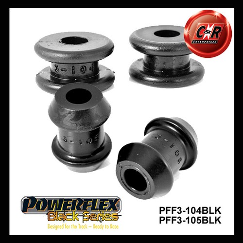 Powerflex Black Fr Out Roll Bar Mnts 16mm For Audi Coupe (81-94) PFF3 ...