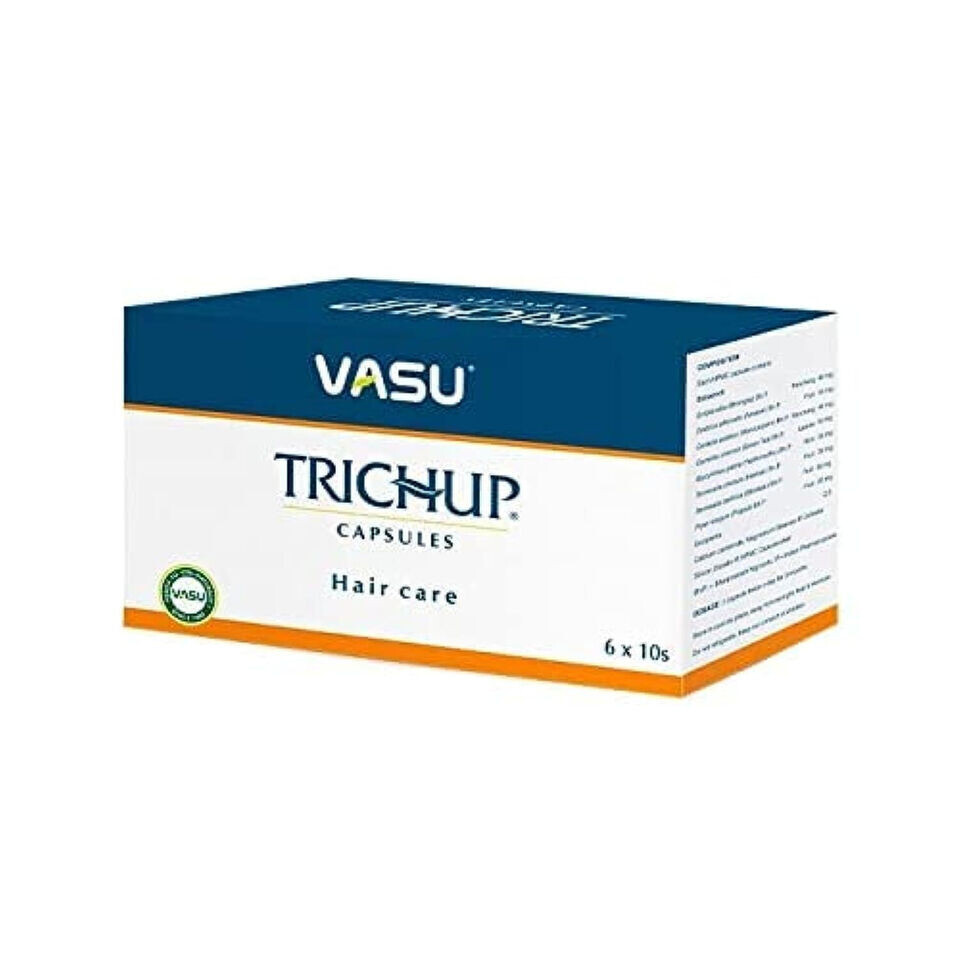 3x Vasu Trichup (180 N) Capsules Controls Hairfall & for Hair Re-growth ...