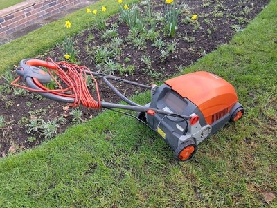 Flymo Electric Lawn Grass Rake And Scarifier Moss Removal | eBay UK