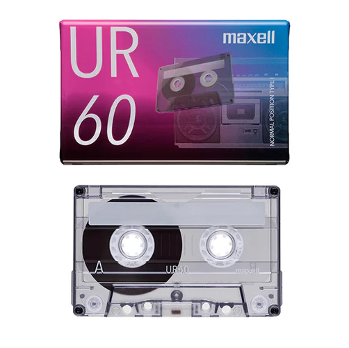 Maxell UR-60N 5-Pack Blank Audio Cassette Tapes 60min (Current Model ...
