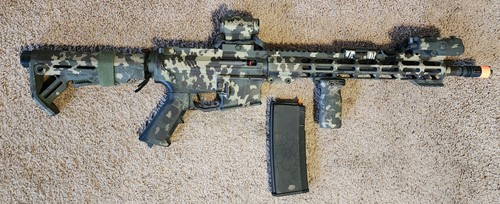 Custom Wolverine Airsoft Wraith MTW CO2 Airsoft Gun Partizan SS Leto ...
