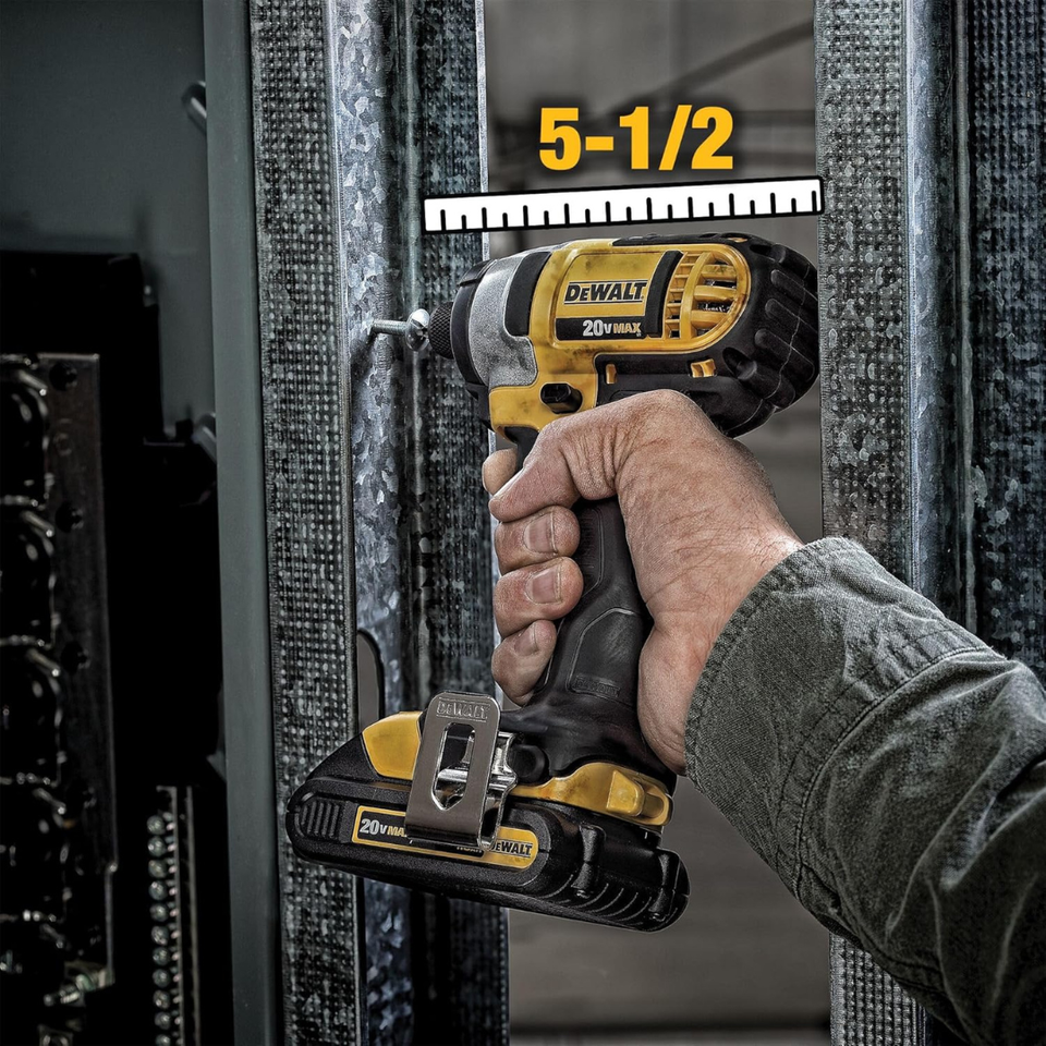 DeWALT Driver Combo Kit DCK240C2 20V Max Cordless Compact Drill ...