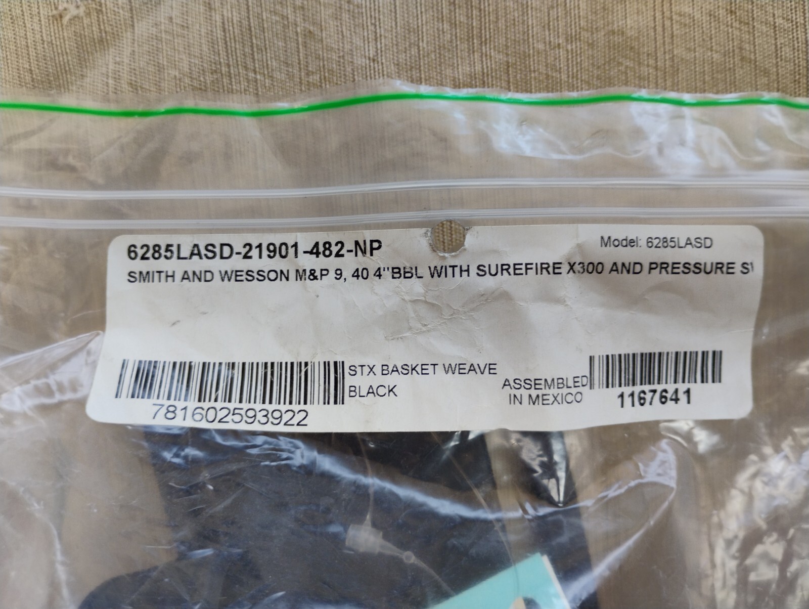 Safariland LASD ALS/SLS Duty Holster S&W M&P 9 2.0 4.25 Inch 6285LASD ...