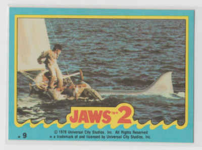 Topps Trading Cards 1978 Jaws 2 Universal Movie Sticker #9 | eBay