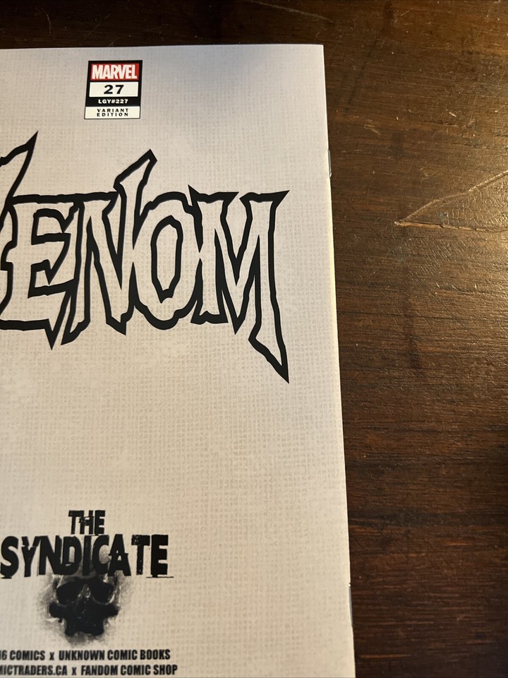 Venom #27 Lobos Exclusive Venomized Black Widow Variant A | eBay