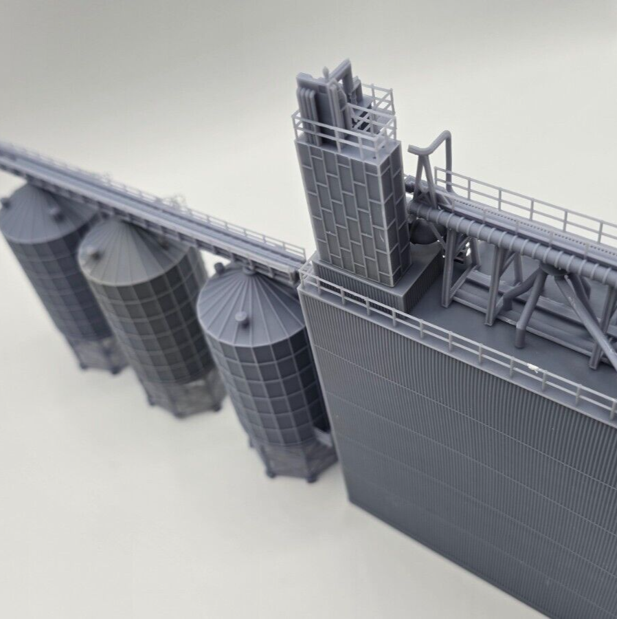 N Scale Grain Elevator 1:160 | eBay