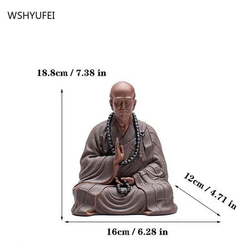 Chinese Buddhism Zen Historical Figure Master Hongyi Statue Ceramic ...