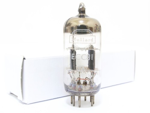 NOS 1 pcs MULLARD ECC81 TUBE 12AT7 R CODE tubes Copper Plates | eBay