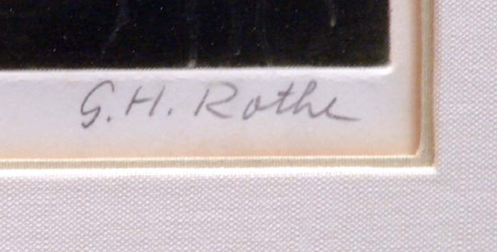 G.H Rothe THOROUGHBRED ART Mezzotint Etching Hand Signed SUBMIT OFFER ...