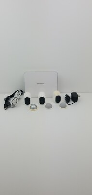 Bundle Netgear Arlo VMC3030 Cameras and base station vmb 3000 pre owned ...