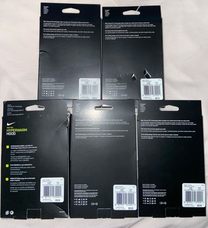 Nike Pro Hyperwarm Hood Balaclava Dri Fit Technology Brand New In Box ...