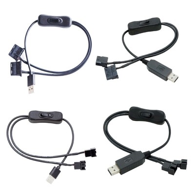 USB to 4 Pin Connector Fan Power Adapter Cable with Sets Up for PC | eBay