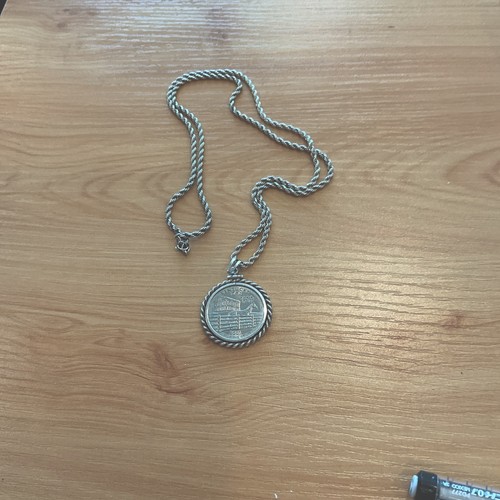 KENTUCKY STATE QUARTER Necklace - silver coin horse derby pendant ...