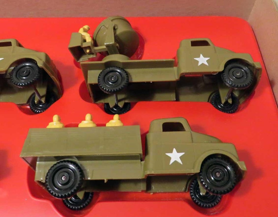 Vintage Pyro Plastics U.S. Army Mobil Unit Set #243 – 6 Vehicles NIB | eBay