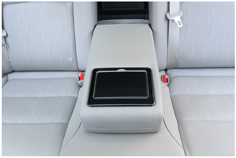 For Nissan Altima 2019-25 Carbon Fiber Stainless Rear Water Cup Panel ...