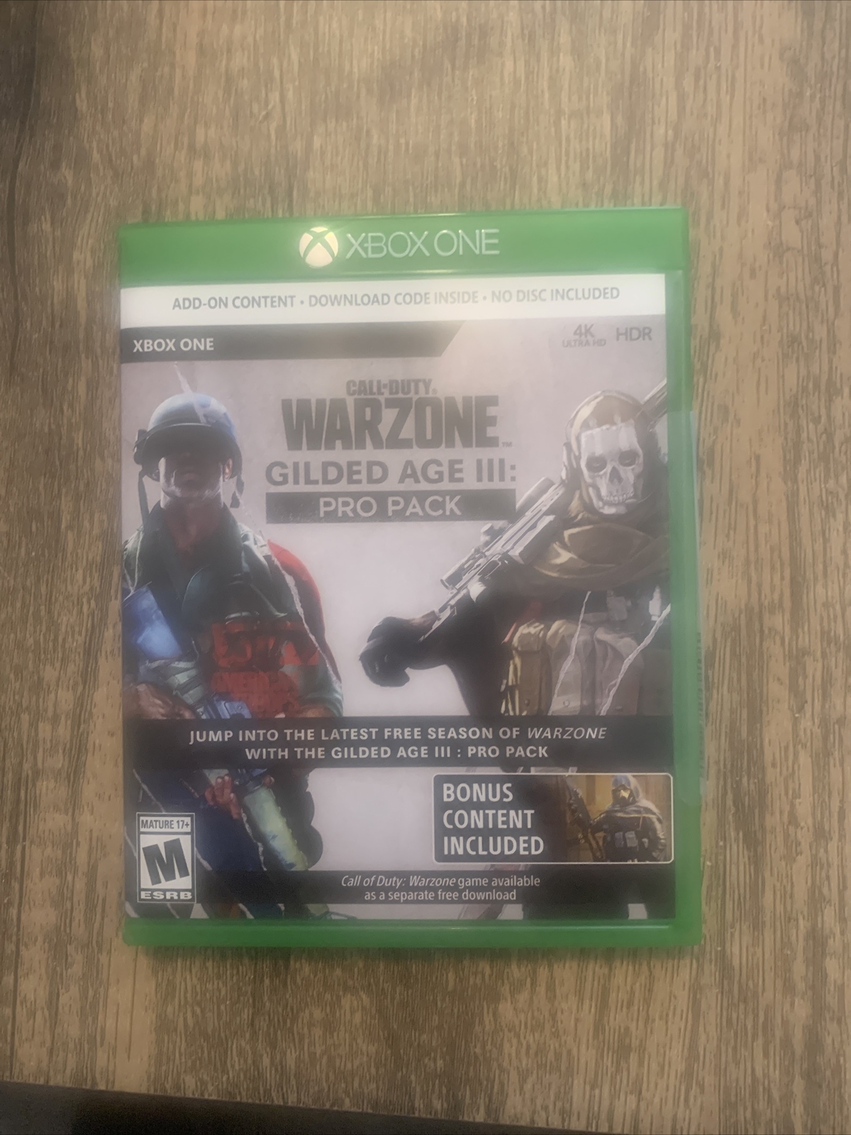 Cod Call Of Duty Warzone Gilded Age Iii 3 Pro Pack Xbox One Open Box