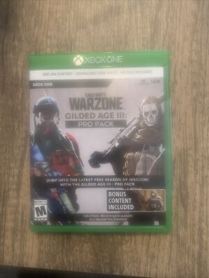 COD Call of Duty Warzone - Gilded Age III 3 Pro Pack Xbox One Open Box Unused | eBay