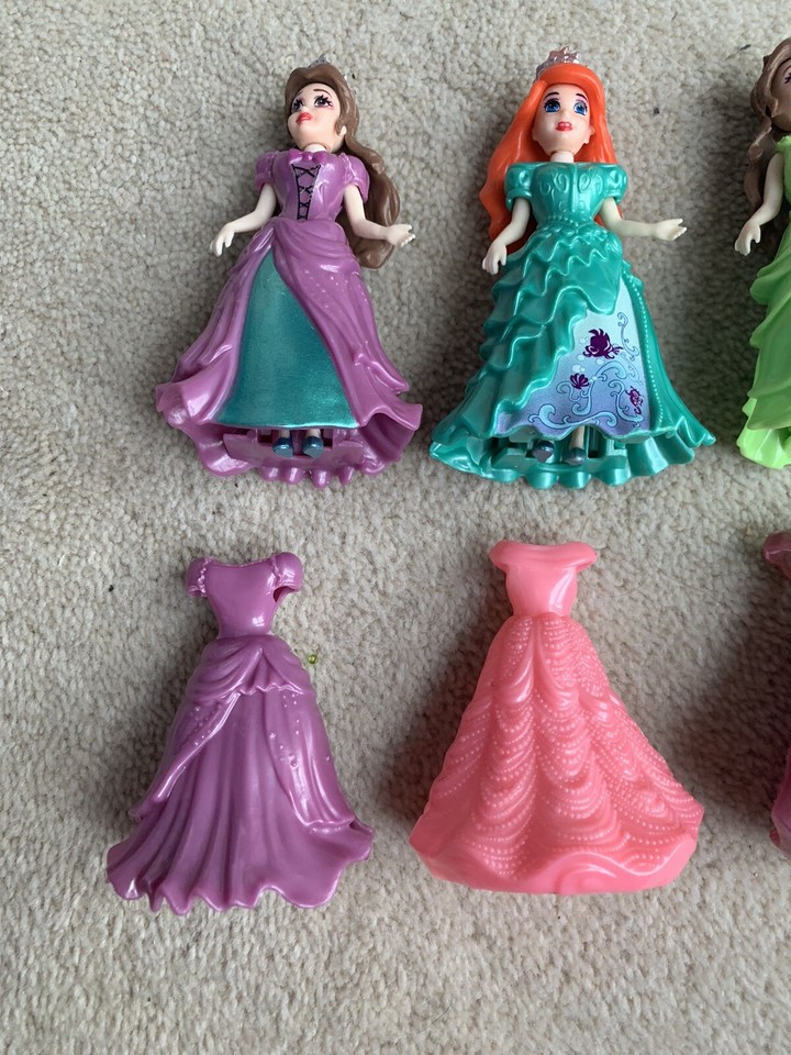 Disney Princess Magiclip Magic Clip On Dolls disney x 8-9 with extra 7 ...