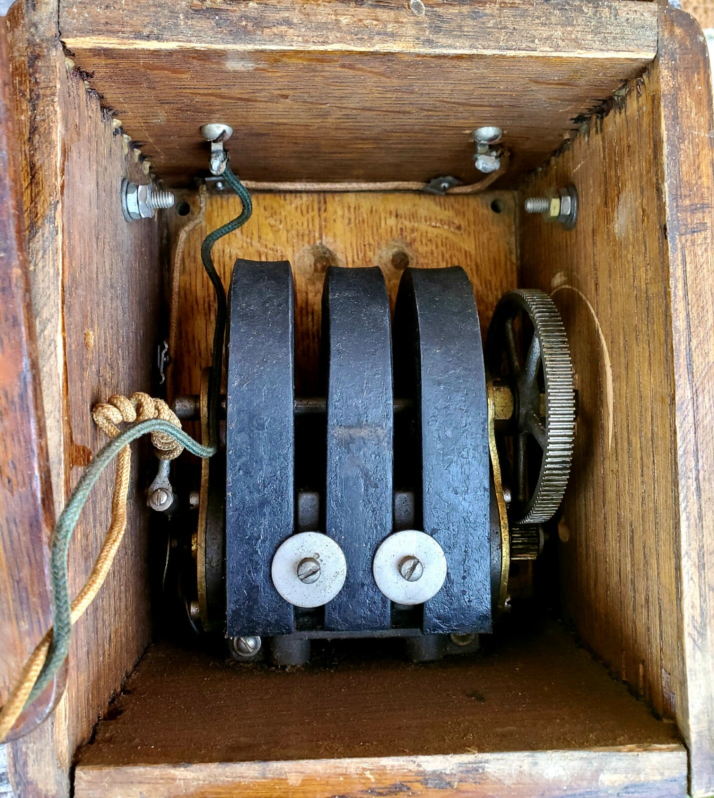 Hand Crank Telegraph Generator or Explosives Detonator with Bells ...