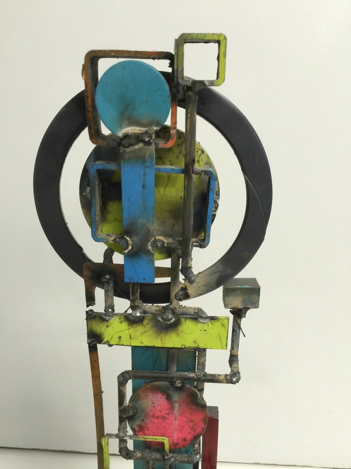 FRANK COTA METAL GEOMETRIC MODERN ABSTRACT SCULPTURE (inventory #6) | eBay