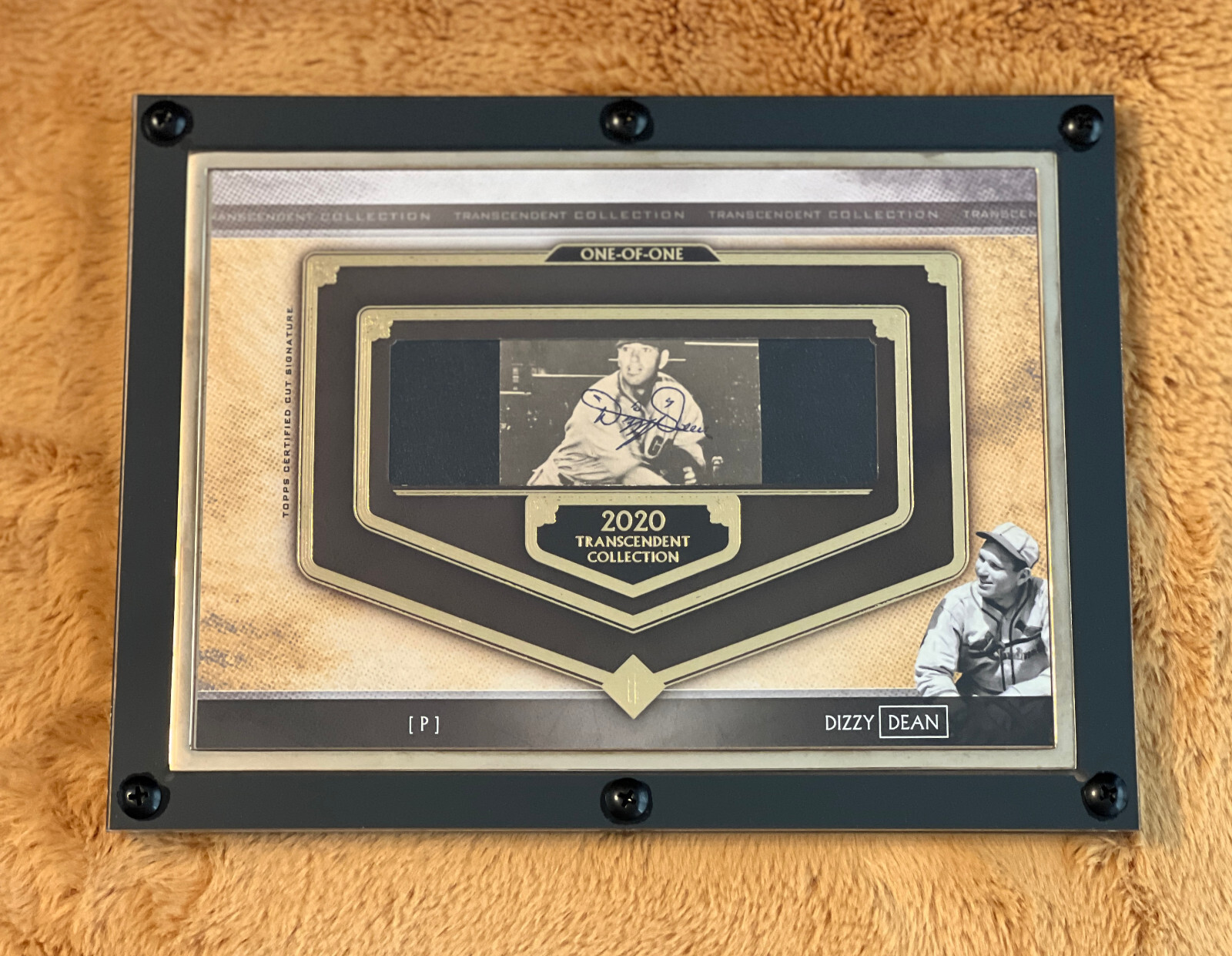 Dizzy Dean 2020 Topps Transcendent 1/1 Oversized Cut Signatures Auto ...