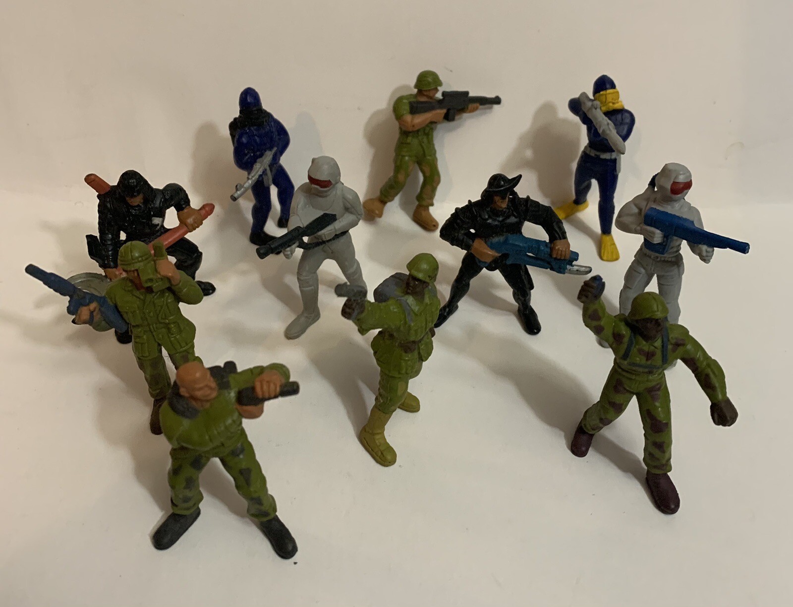 Vintage Mattel GUTS Military Mini Action Figures Lot Of 11 | eBay