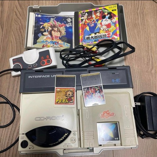 PC Engine INTERFACE UNIT IFU-30 CD ROM2 Console Working with ...