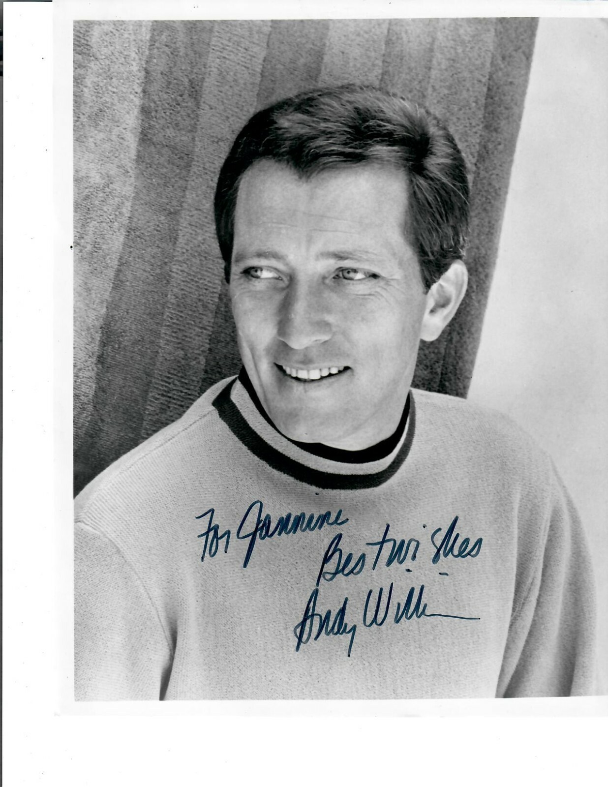 ANDY WILLIAMS AUTOGRAPH | eBay