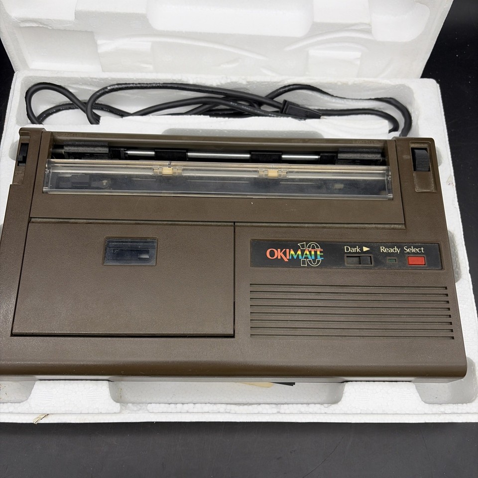 Vintage Okidata Okimate 10 Color Printer Used with original box and ...