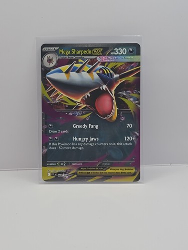 Mega Sharpedo ex 061/094 Phantasmal Flames Double Rare Pokemon Card | eBay