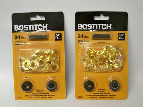 BOSTITCH BFG238K 24 Piece Grommet Kit, 3/8", 10mm (Qty 2) | eBay