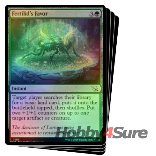 Foil Fertilid's Favor X4 M/NM Magic: The Gathering MTG March Of The ...