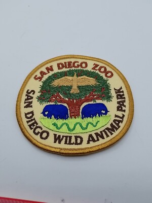 VTG PATCH -SAN DIEGO ZOO WILD ANIMAL PARK - SEW ON IRON ON PATCH | eBay