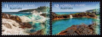 NORFOLK ISLAND - 2018 'CRYSTAL POOL' Pair MNH [E4861] | eBay