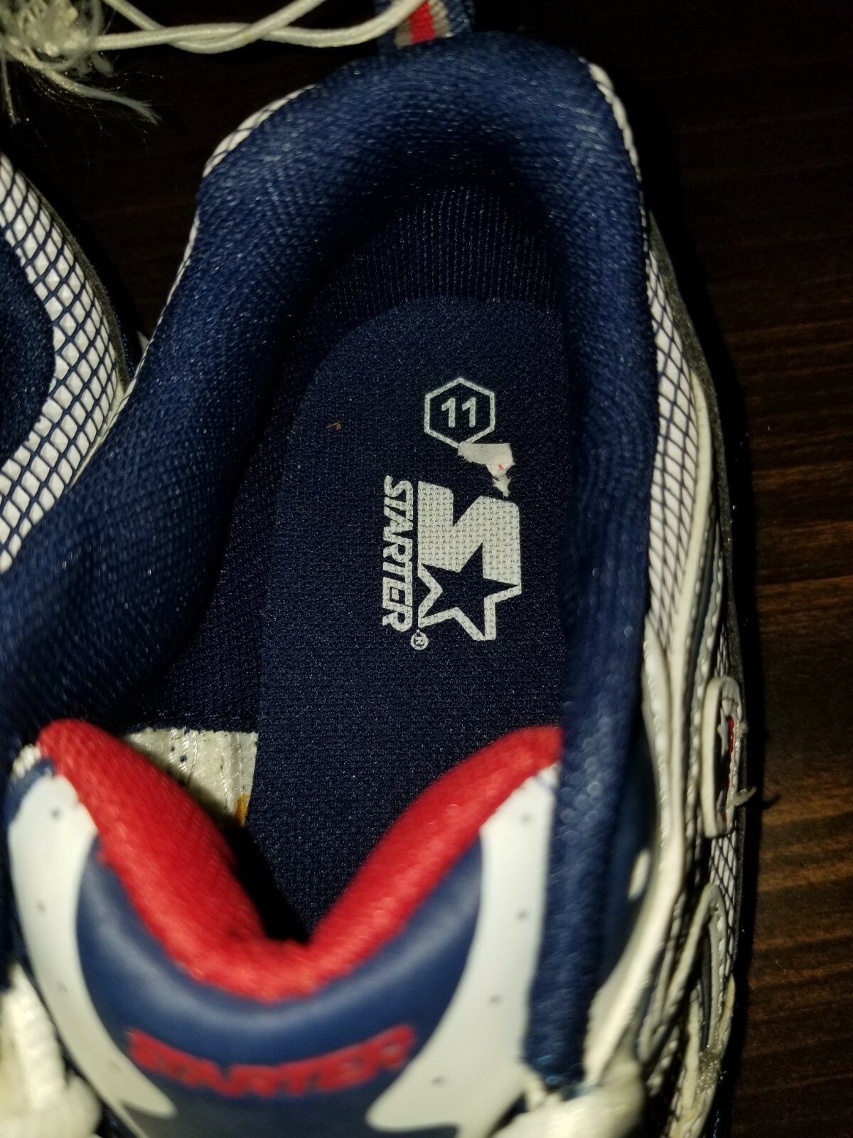 STARTER Athletic Tennis shoes Toddler Boys Size 11 Blue White amd red ...