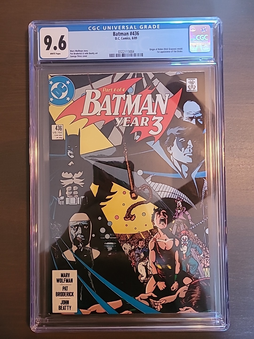 BATMAN #436 (DC Comics, 1989) CGC Graded 9.6 ~ TIMOTHY DRAKE ROBIN | eBay