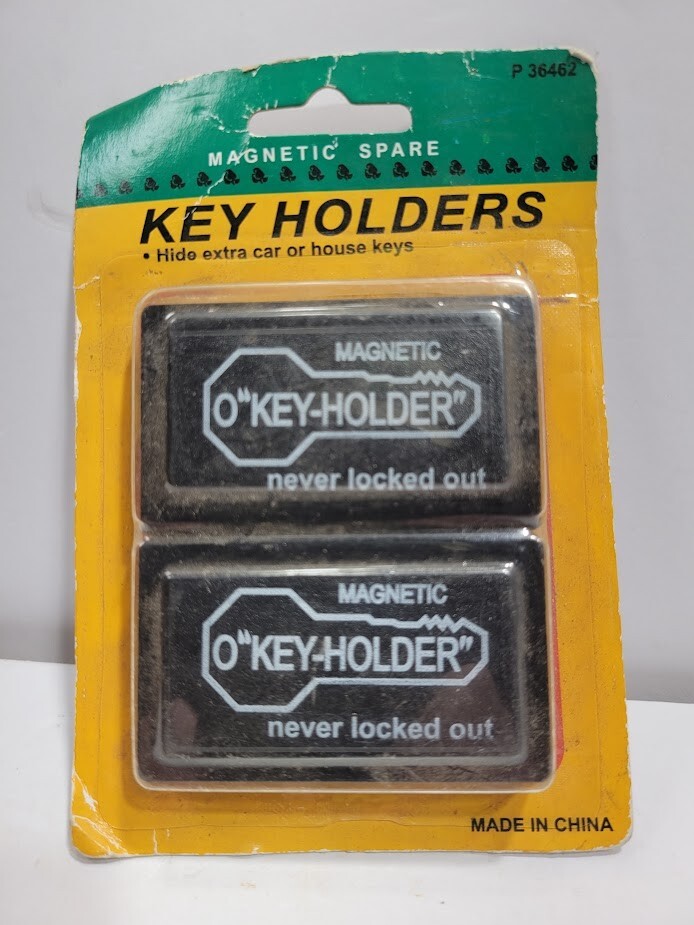 NOS Magnetic Spare Key Holder Hide Away HIDE-A-KEY Set of 2 | eBay