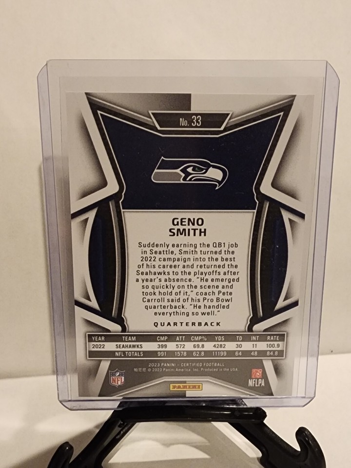 2023 Panini Certified Geno Smith /349 Mirror White- Seattle Seahawks | eBay