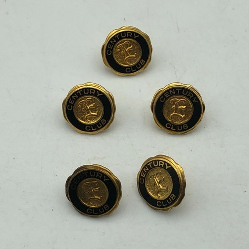 Vtg Lot 5 Firestone? Century Club Screwback Lapel Button Unsure ...