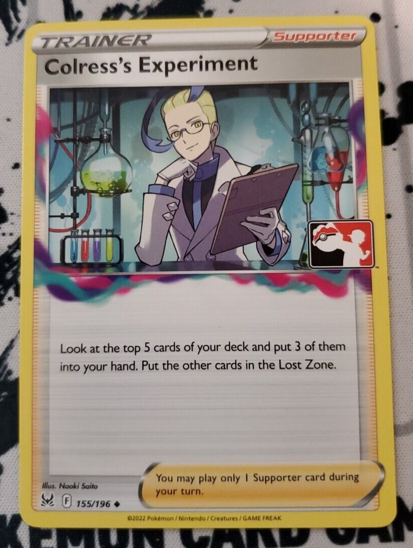 Pokémon TCG Colress's Experiment Prize Pack Series 3 155/196 Regular ...