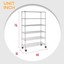 18”x48”x76” 6-Tier Wire Shelving Unit NSF Metal Shelf Rack 6000 LBS ...